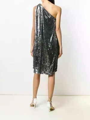 Stella McCartney Sequined One-shoulder Dress