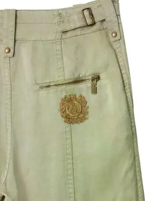 Burberry Lyocell Tailored Trousers - Neutrals