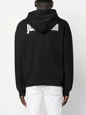 Just Cavalli Logo Print Cotton Hoodie