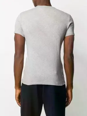TOM FORD Logo Patch Crew Neck T-shirt - Grey