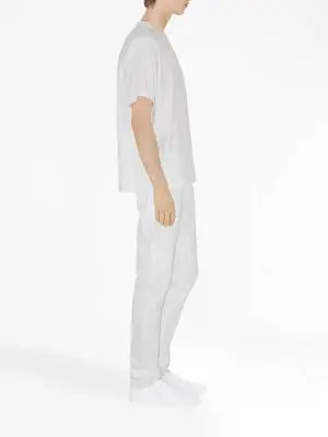Burberry Jacquard Logo-embossed Cotton T-shirt