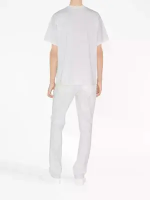 Burberry Jacquard Logo-embossed Cotton T-shirt
