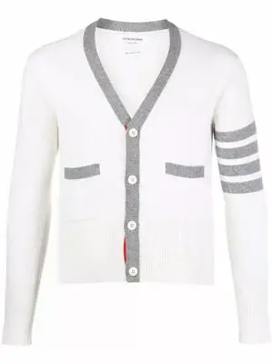 Thom Browne 4-bar Stripe Cashmere Cardigan