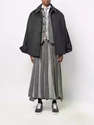 Thom Browne 4-bar Stripe Cashmere Cardigan