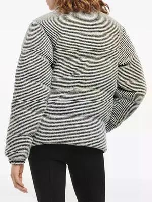 BARRIE Striped Cashmere-blend Puffer Jacket