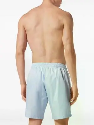 Philipp Plein Bulldogs-print Swim Shorts
