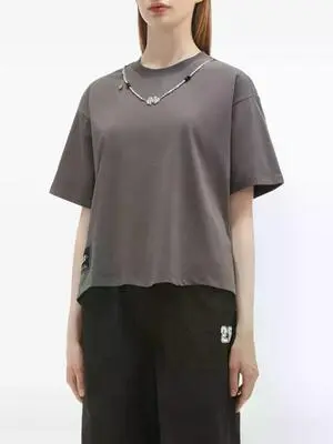 MUSIUM DIV. Chain-detail Crewneck T-shirt