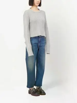 MAISON MARGIELA Ribbed Cut-out Jumper