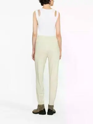MARANT ETOILE Drawstring Knitted Trousers - Neutrals