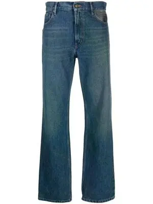 Gauchère Cut-out Straight-leg Jeans