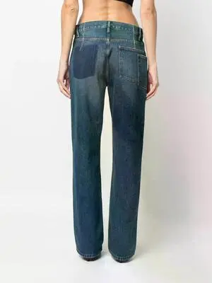 Gauchère Cut-out Straight-leg Jeans