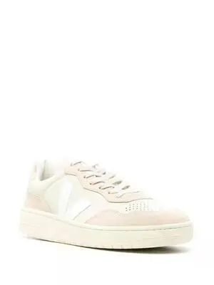 VEJA V-90 Panelled Low-top Suede Sneakers