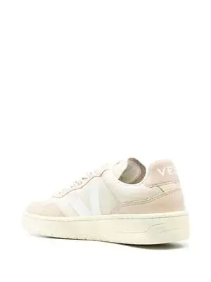 VEJA V-90 Panelled Low-top Suede Sneakers