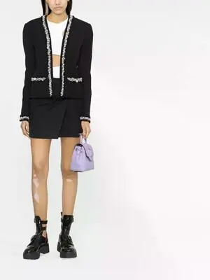 Balmain Pearl-trimmed Wool Jacket