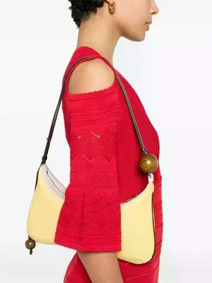 TWINSET Punched Geometric Knit Midi Dress