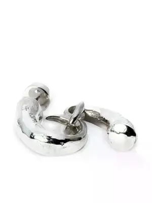PARTS OF FOUR Little Horn-pendant Drop Earring - Silver