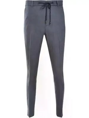 Peserico Peserico Tapered Drawstring Trousers Grey