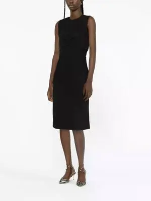 Sportmax Open Back Sleeveless Knee-length Dress