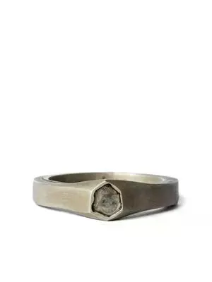 PARTS OF FOUR Sistema Sterling- Diamond Ring - Silver