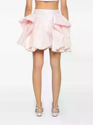 Viktor & Rolf Ruffled Mini Skirt - Peach