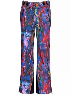 Aztech Mountain Abstract Print Ski Trousers - Blue