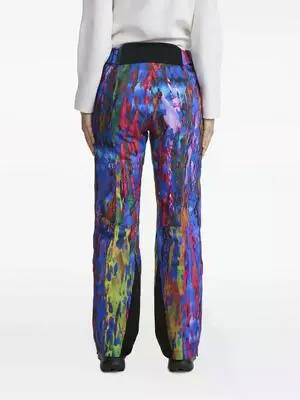Aztech Mountain Abstract Print Ski Trousers - Blue