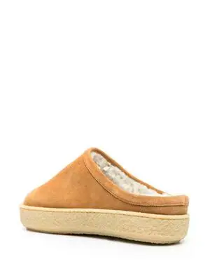 Isabel Marant Étoile Fozee Suede Flatform Mules