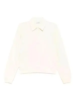 Lacoste Polo Collar Sweatshirt - Neutrals