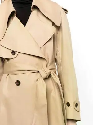 JNBY Belted Double-breasted Trench Coat