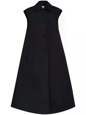 Marni Double-breasted Cotton Waistcoat - Black