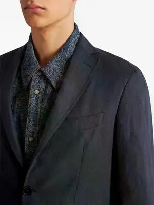 Etro Single-breasted Wool Blazer