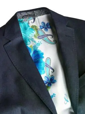 Etro Single-breasted Wool Blazer