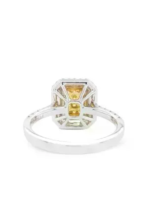 HYT JEWELRY Platinum And Diamond Cocktail Ring