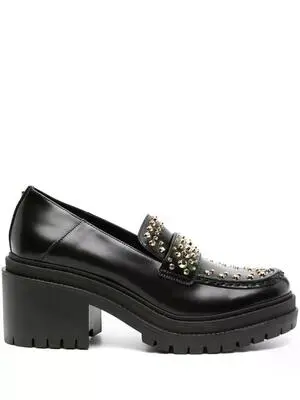 Michael Kors Rocco Astor Stud-embellished Leather Loafers