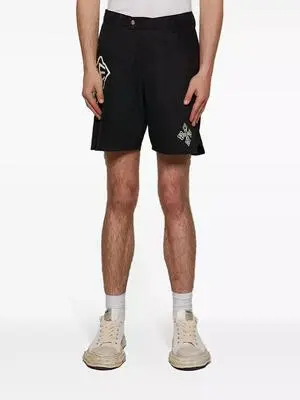 Rhude Cross-logo Twill Shorts