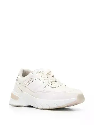 Calvin Klein Panelled Logo Embroidered Sneakers