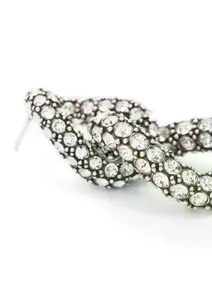 Isabel Marant Étoile Crystal-embellished Double Layer Earrings