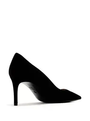 STUART WEITZMAN 75mm Suede Pointed Toe Stiletto Pumps