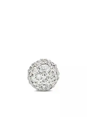 David Yurman 18kt Yellow Gold Petite Pavé Diamond Stud Earrings