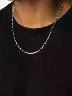 NIALAYA JEWELRY Tone Stainless Steel Cuban Link Chain Necklace