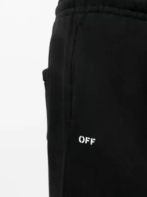 Off-White Organic Cotton Track Shorts