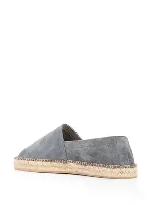 SCAROSSO Pablo Suede Espadrilles - Grey