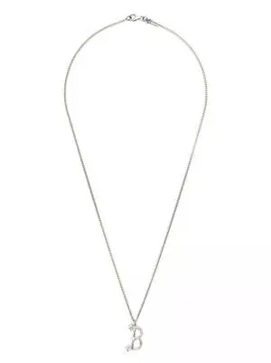Emanuele Bicocchi Sterling Letter B Pendant Necklace