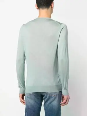 Fedeli Crew Neck Fine Knit Jumper