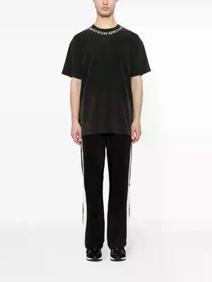 MOSTLY HEARD RARELY SEEN Stripe-detail Cotton Track Trousers