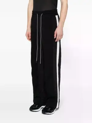 MOSTLY HEARD RARELY SEEN Stripe-detail Cotton Track Trousers