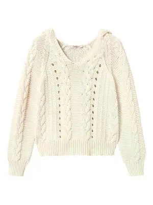 TWINSET Cable-knit Hoodie