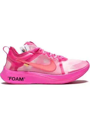 Nike X Off White Zoom Fly The 10 Sneakers - Pink