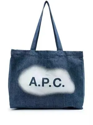 A.p.c. Diane Denim Tote Bag - Blue
