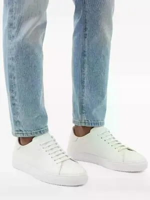 Axel Arigato Clean 90 Grained-leather Sneakers - Neutrals
